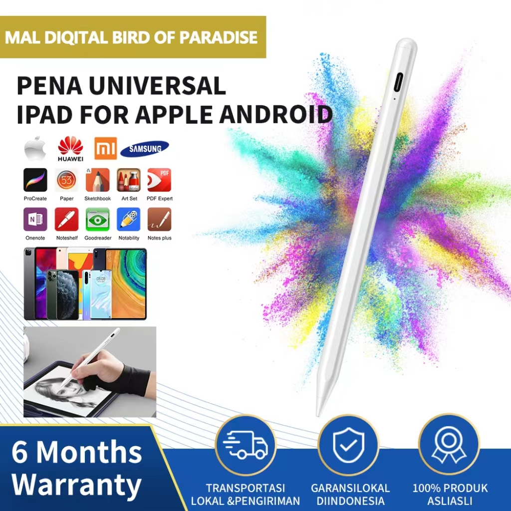 Jual Stylus pen Universal with Palm Rejection Active Stylus Capacitive ...