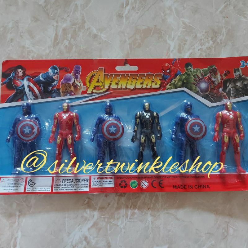 Jual Mainan edukasi anak robot avenger avengers miniatur set spiderman ...