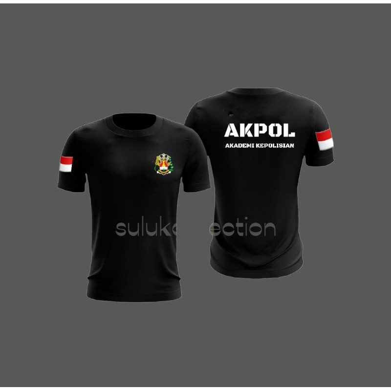 Jual Kaos Baju AKPOL Akademi Kepolisian Gratis Nama Kaos Pemerintahan ...