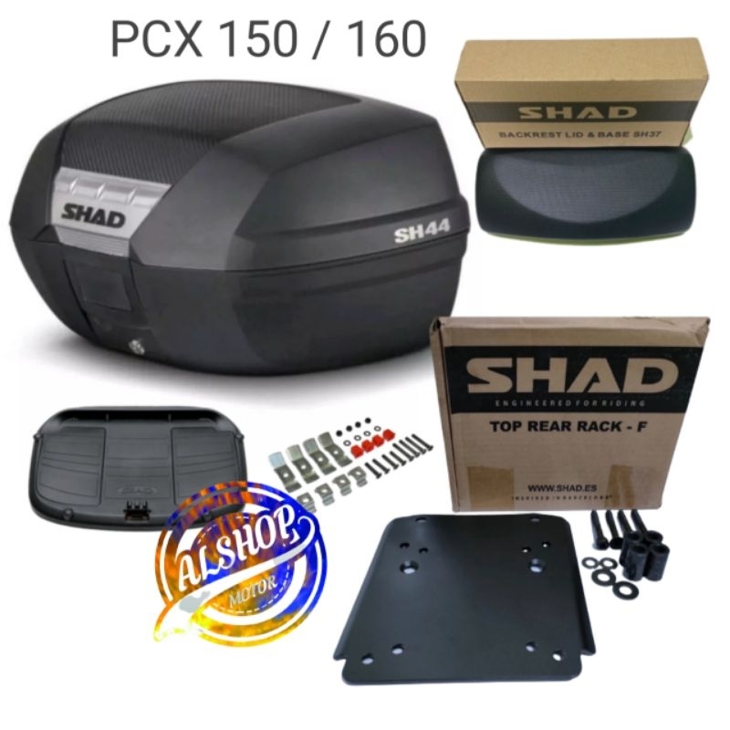 Jual PAKETAN BOX SHAD SH44 SH 44 DAN BREKET BOX SHAD HONDA PCX 150 PCX ...