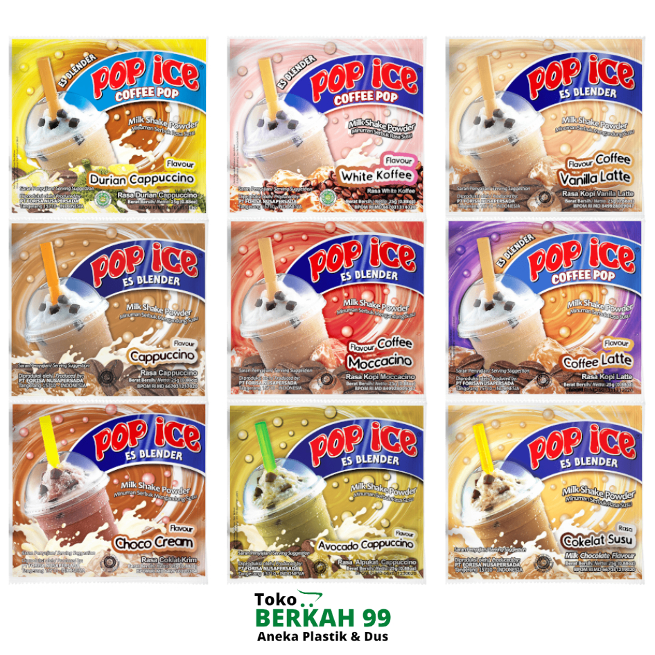 Jual POP ICE CHOCOLATE PER SACHET Minuman Legendaris | Shopee Indonesia