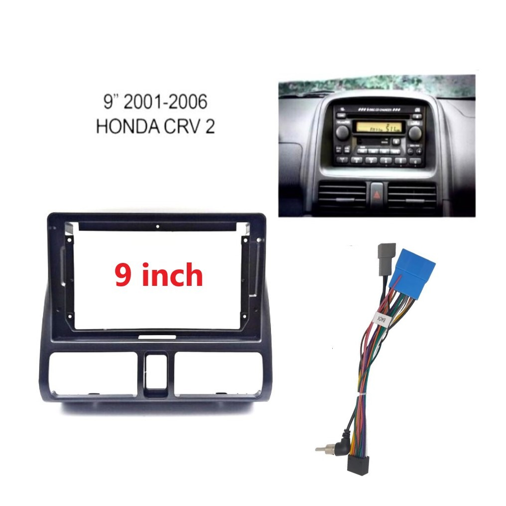 Jual Frame Head Unit Android 9 inch Honda CRV gen 2 2001 - 2007 ...