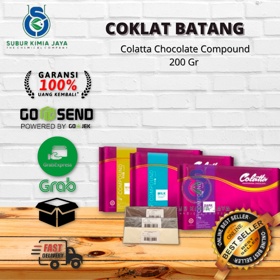 Jual Colatta Chocolate Compound 200 Gr / Coklat Batang All Varian ...