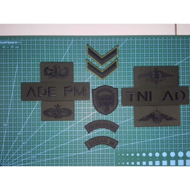 Jual PAPAN NAMA PDL TNI AD | Shopee Indonesia