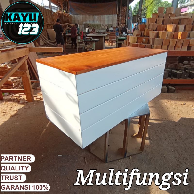 Jual Wooden Crate 100-120x40x40 cm Kotak Kayu Storage Box Kayu Tempat ...