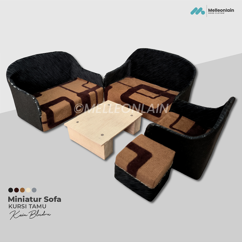 Jual Miniatur Sofa Kursi Mainan Anak Hiasan Pajangan Rumah Handmade ...