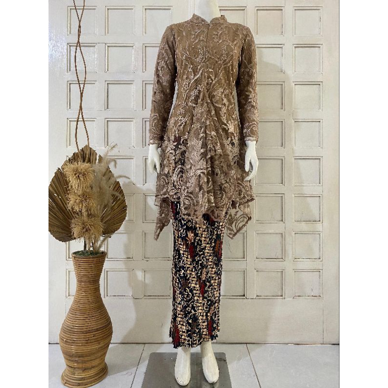 Jual ATASAN KEBAYA TUNIK TILE BUSUI MODERN/ KEBAYA TUNIK TILE BUSUI ...