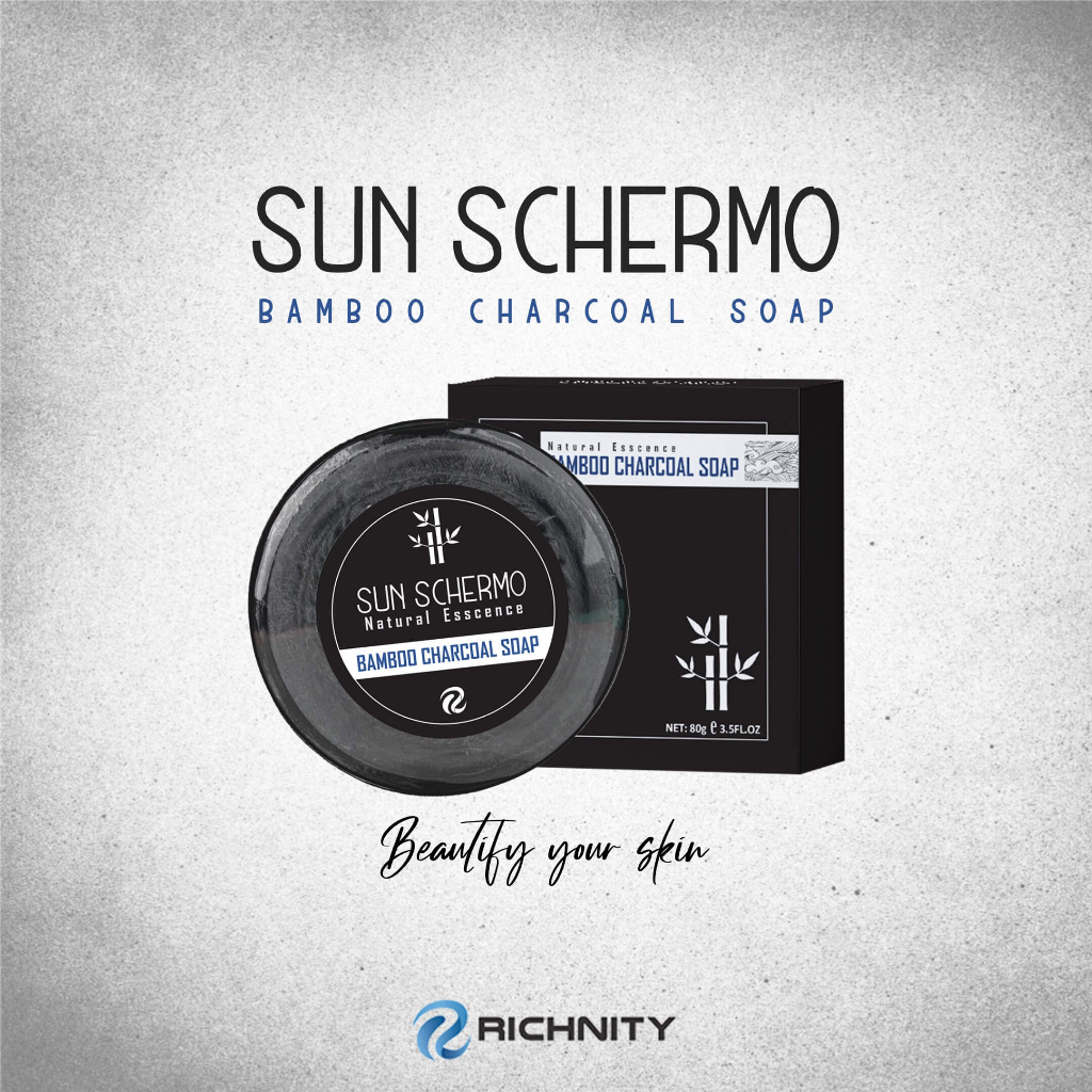 Jual Sabun Arang Bambu Wajah Bebas Jerawat dan Minyak Sun Schermo ...