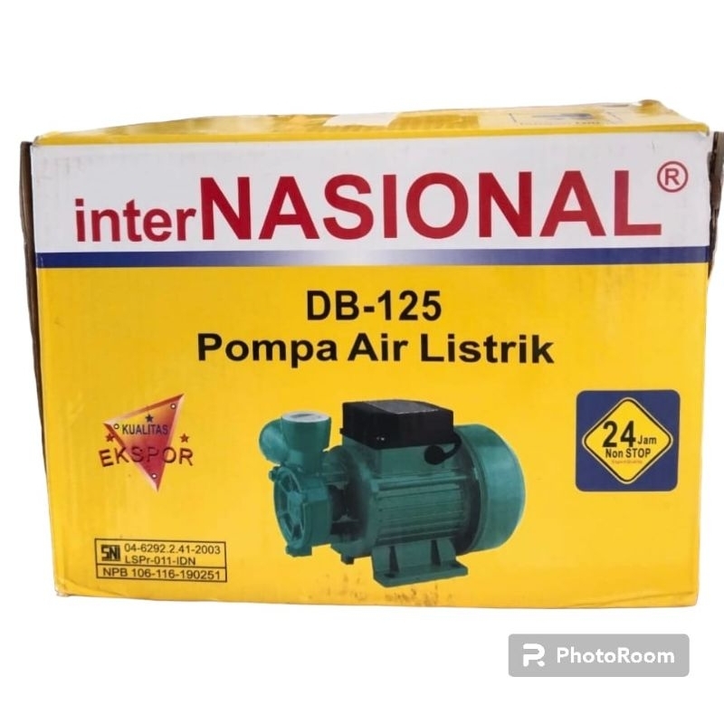 Jual POMPA AIR LISTRIK INTER NASIONAL DB-125 | Shopee Indonesia