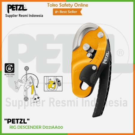 Jual Petzl RIG Descender D021AA00 / Compact Self Braking Descender ...