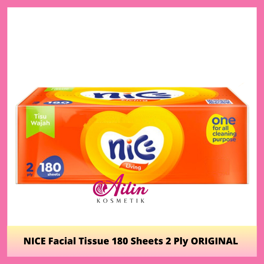 Jual AiLiN NICE Facial Tissue 180 Sheets 2 Ply ORIGINAL / Tisu Wajah ...