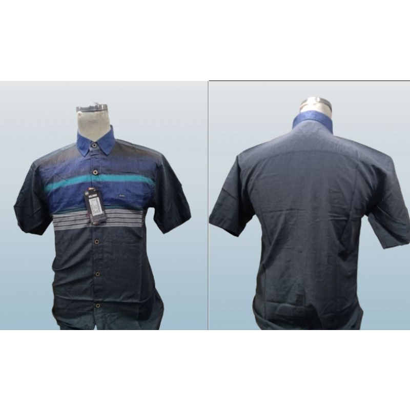 Jual KEMEJA PRIA POLYNOSIC HALMAN LENGAN PENDEK || HEM PRIA || ATASAN ...
