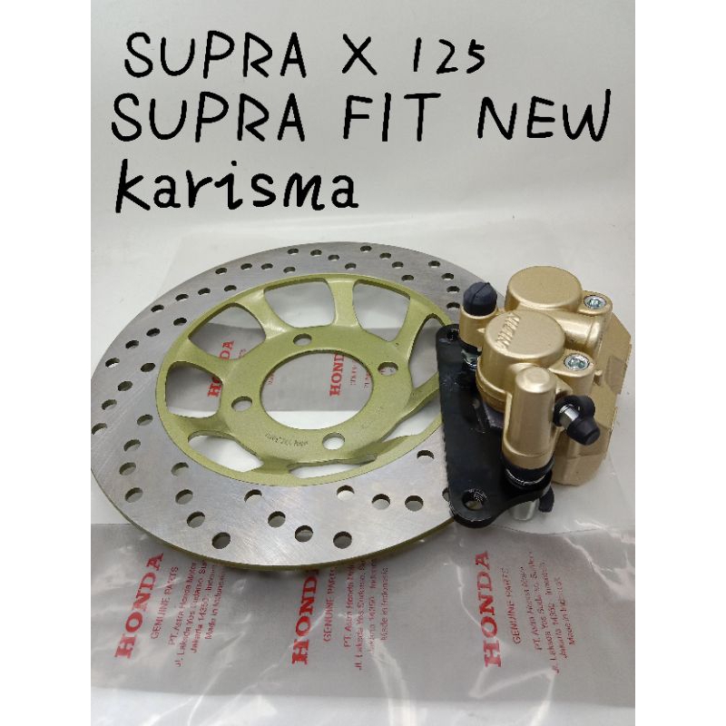 Jual PAKET PIRINGAN CAKRAM PLUS KALIPER KARISMA, SUPRA X 125, SUPRA FIT NEW, REVO LANCIP ...