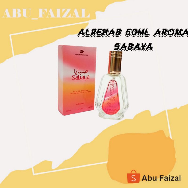 Jual PARFUM AL REHAB SPRAY 50ML AROMA SABAYA 100% ORIGINAL | Shopee Indonesia