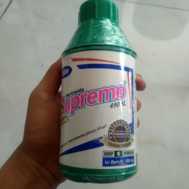 Jual Supremo gold 490 SL, Herbisida Sistemik Tahan Hujan, Untuk Rumput ...