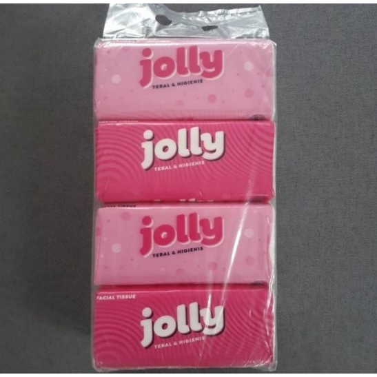 Jual Tisue Muka Facial Tissue Tisu Wajah Jolly by Paseo 1 Bal (4 pcs x ...