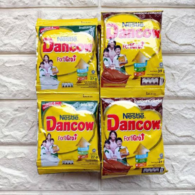 Jual Susu Dancow Fortigro Instan Putih / Coklat Renteng 10 Sachet ...