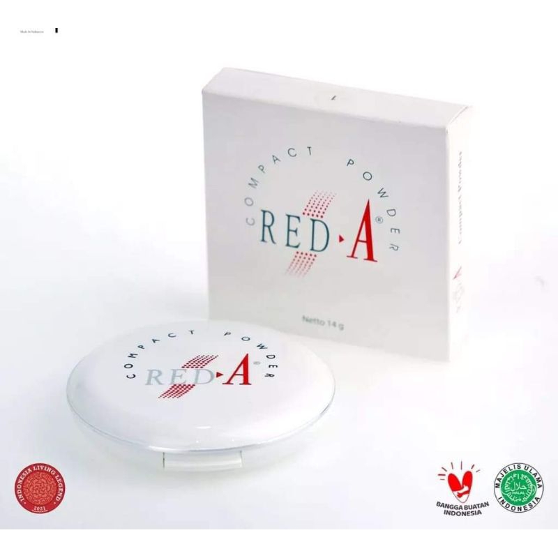 Jual Red-A Compact Powder 14gr | Bedak Padat | Shopee Indonesia