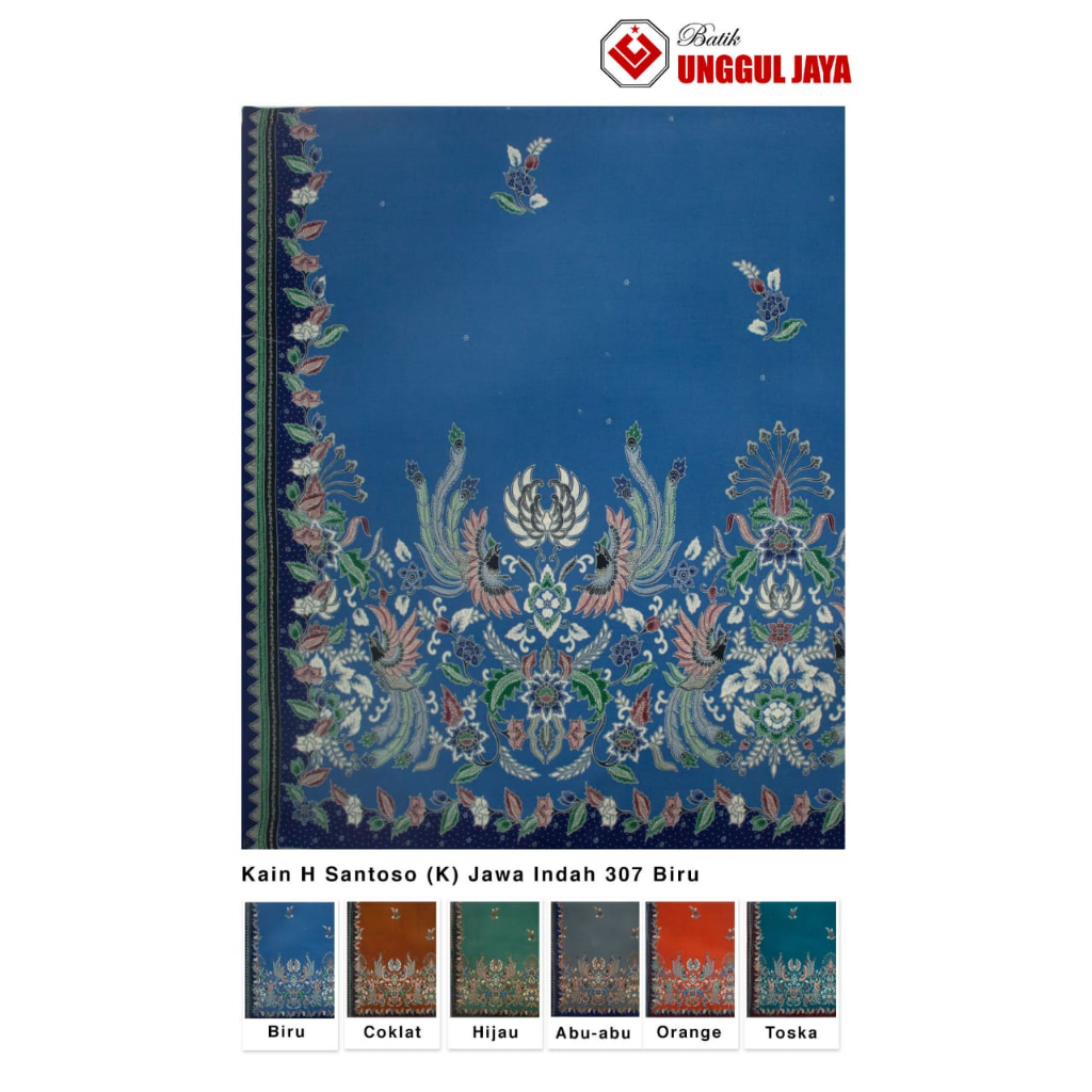 Jual Kain Batik Unggul Jaya - Putri Jelita - Jawa Indah 307 - Motif ...