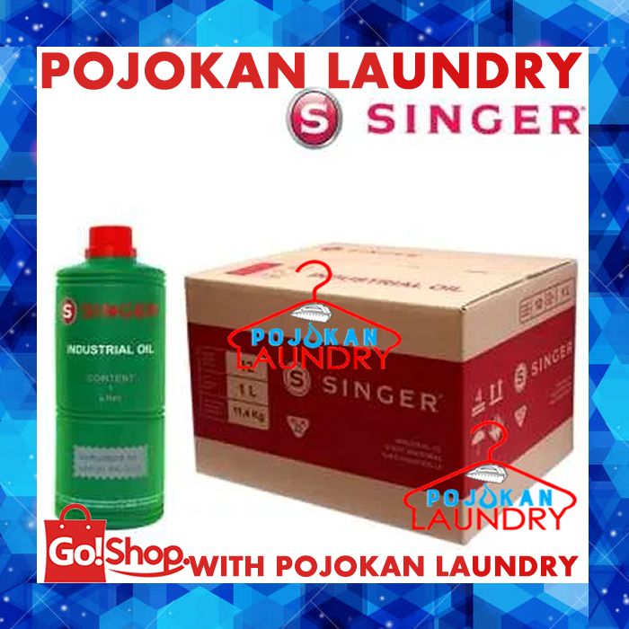 Jual Minyak Singer Oil 1 Liter/Minyak Mesin Jahit Singer 1 Liter/Singer ...