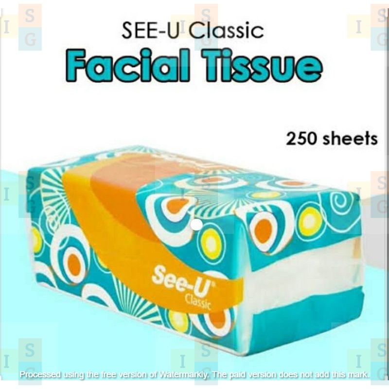 Jual Tissue See-U Classic 250 sheet 2 Ply / Facial Tissue | Shopee ...