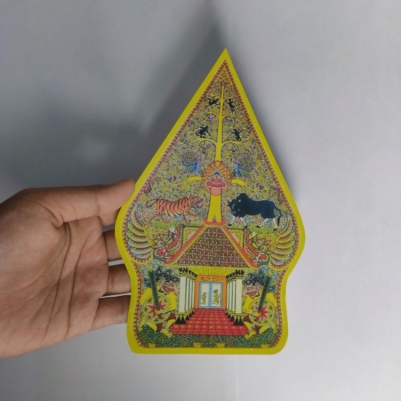 Jual Sepasang Wayang Rama & Shinta Berhadapan, Gunungan Dari Kertas ...