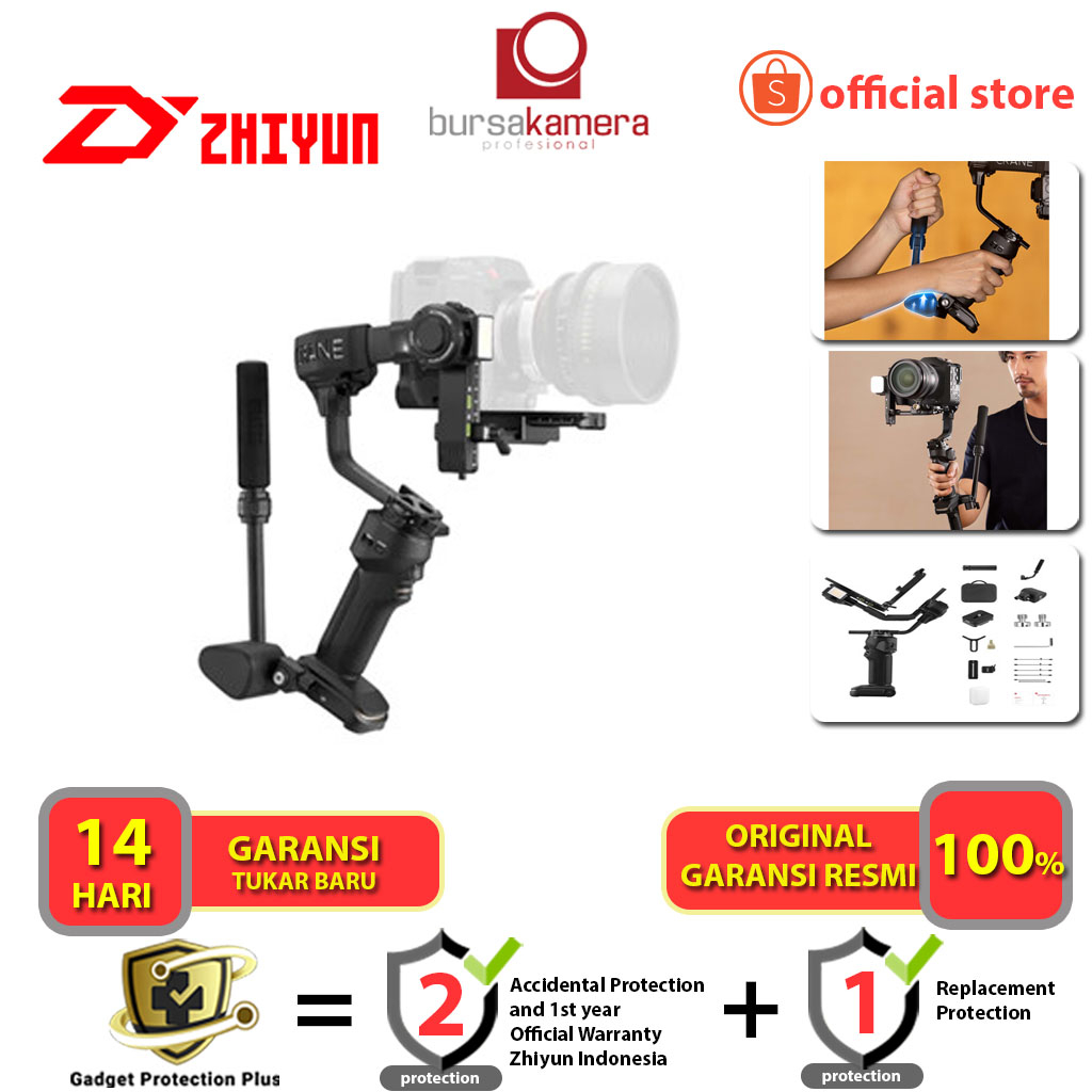 Jual Zhiyun Crane 4 Combo Gimbal Stabilizer Camera Zhiyuntech Tech ...