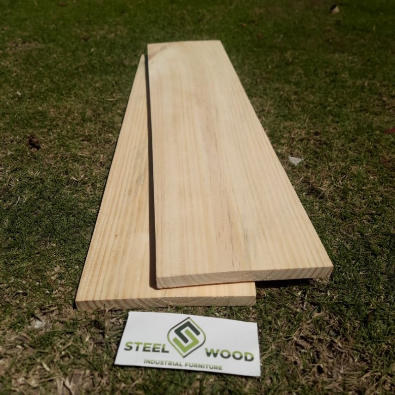 Jual Papan Kayu Pinus 100cm x 20cm x 15mm | Shopee Indonesia