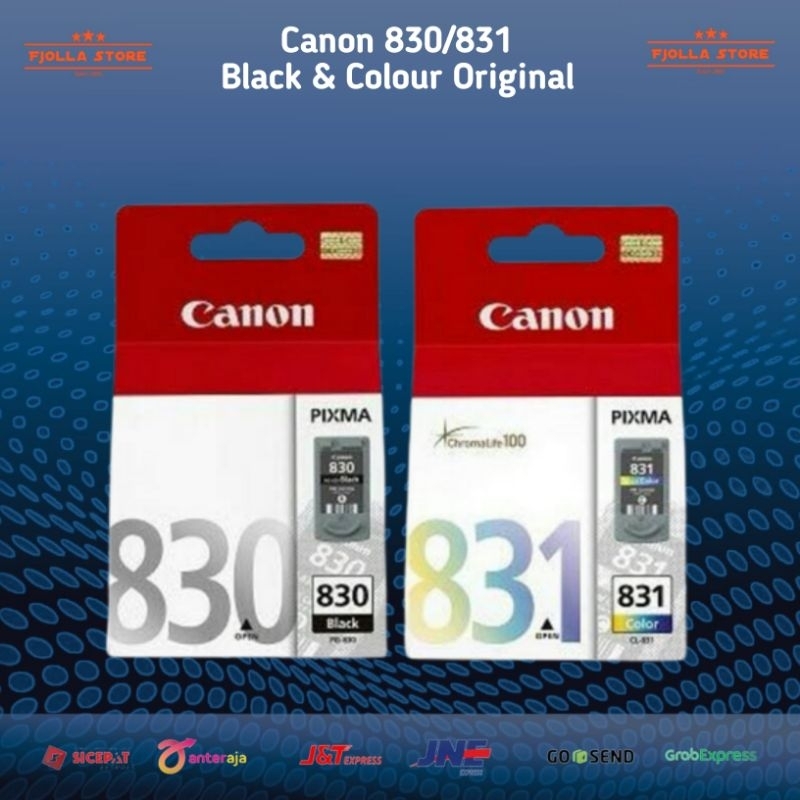 Jual TINTA PRINTER CANON PG-830 BLACK ORIGINAL | Shopee Indonesia