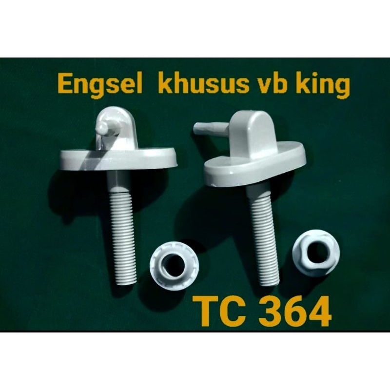 Jual Baut Engsel Tutup Kloset khusus tutup VBKing tipe 364 (Sepasang ...