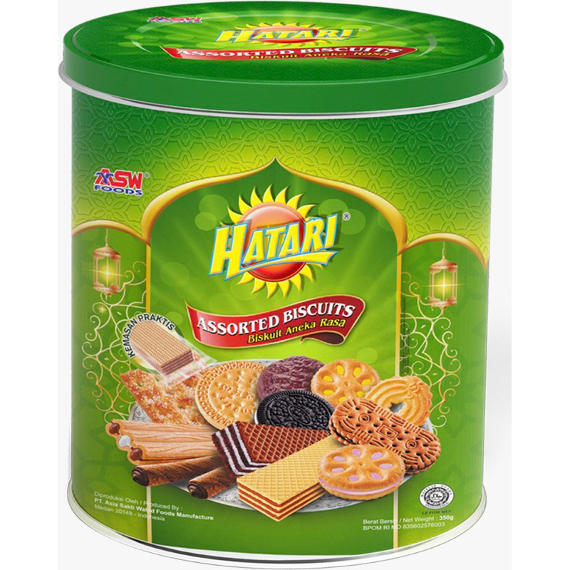 Jual [CLEARANCE SALE] HATARI ASSORTED KALENG BULAT 350GR | Shopee Indonesia