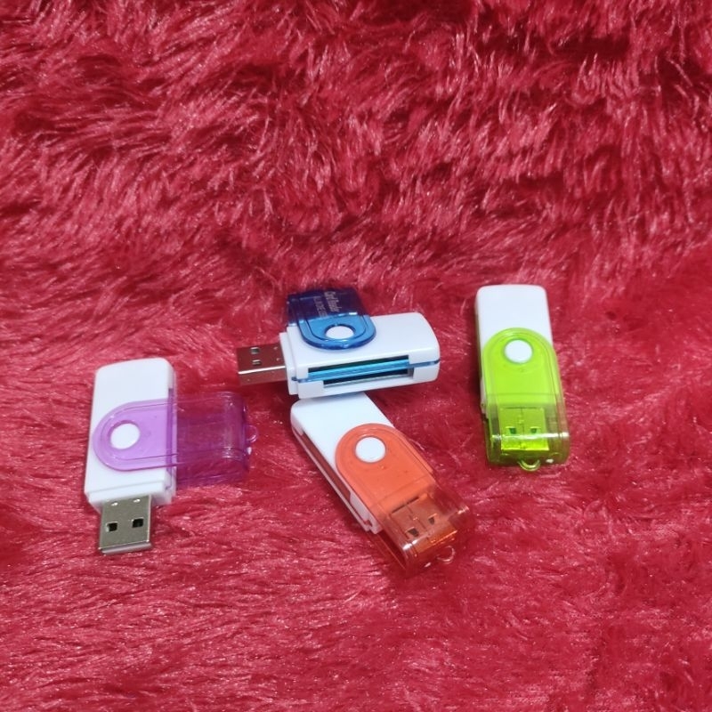Jual Card Reader 4 Slot 4 in 1 / Cardreader Putar 4in 1 Multi Memory ...