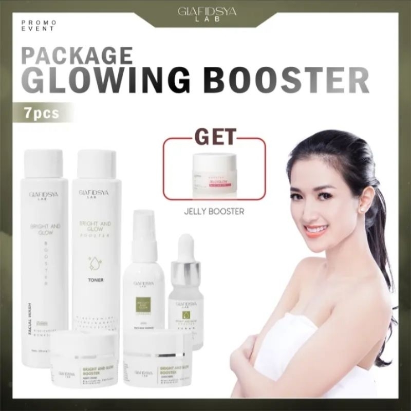 Jual PAKET BOOSTER GLOW & BRIGHT FREE JELLY BOOSTER | GlafidsyaLab | Skincare | Kosmetik by dr ...