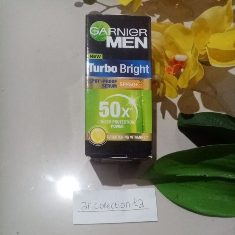 Jual [40 ml] Garnier Men Serum Cream Krim Turbo Bright Brightening Serum Cream Krim 40 ml ...