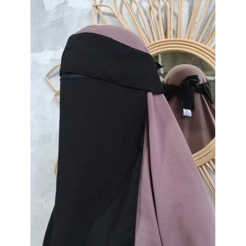 Jual ZHSC NIQAB/CADAR BANDANA PONI anti pusing | Shopee Indonesia