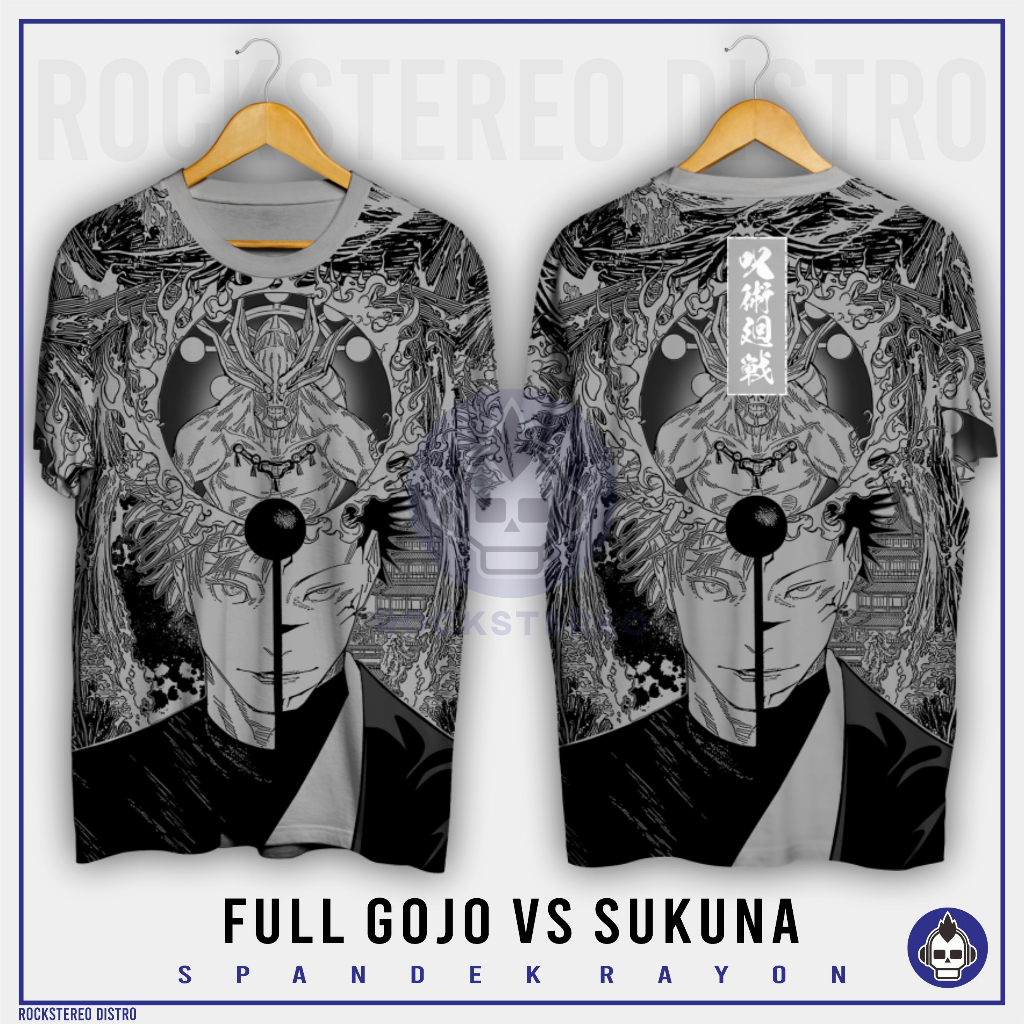 Jual KAOS DISTRO ANIME -[ JUJUTSU KAISEN / MEGUMI / YUJI ]-- FULL GOJO ...
