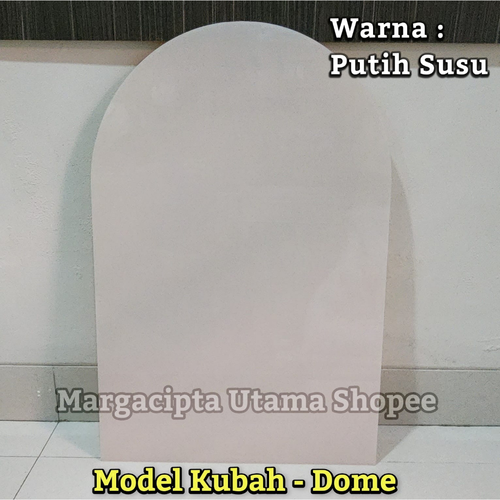 Jual Ukuran Khusus Custom Acrylic MODEL KUBAH OVAL DAUN RADIUS Akrilik ...