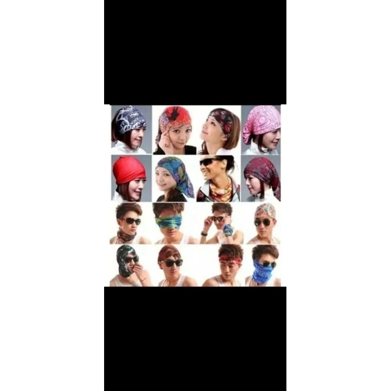 Jual BUFF IMPOR ORIIGINAL BAHAN LEMBUTT DAN TIDAK ADA JAHITAN MOTIF ...