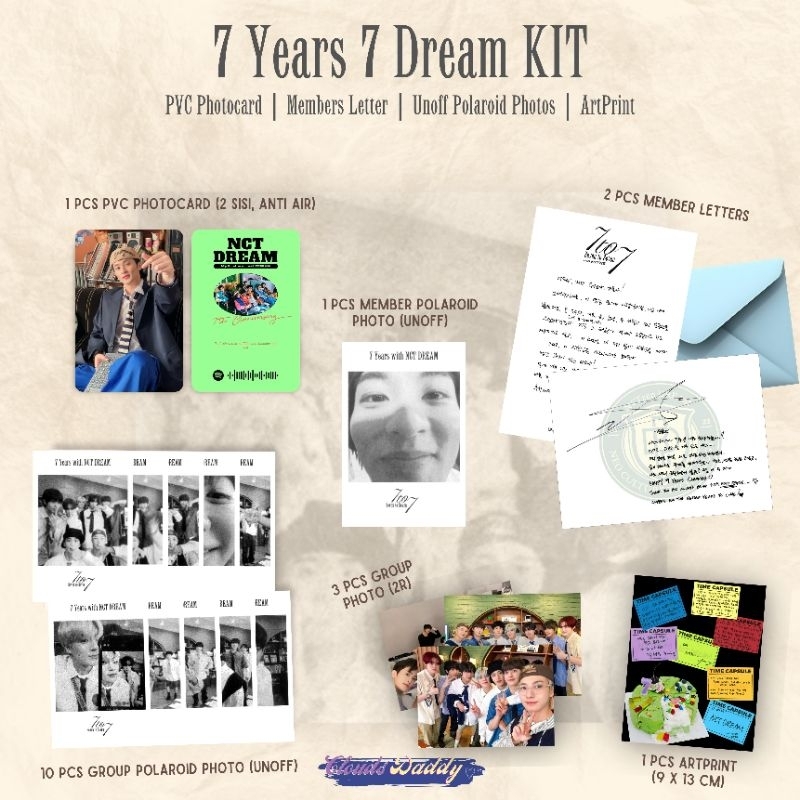 Jual [Pre Order] NCT DREAM: 7 Years 7 Dream KIT (7th Anniversary NCT ...