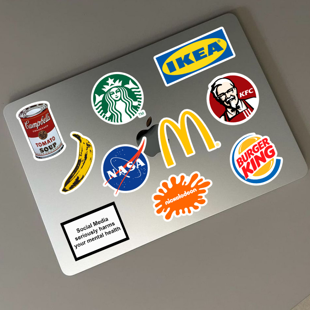 Jual Sticker Brand Logo Aesthetic Series 1 Stiker Satuan Lucu | Shopee ...