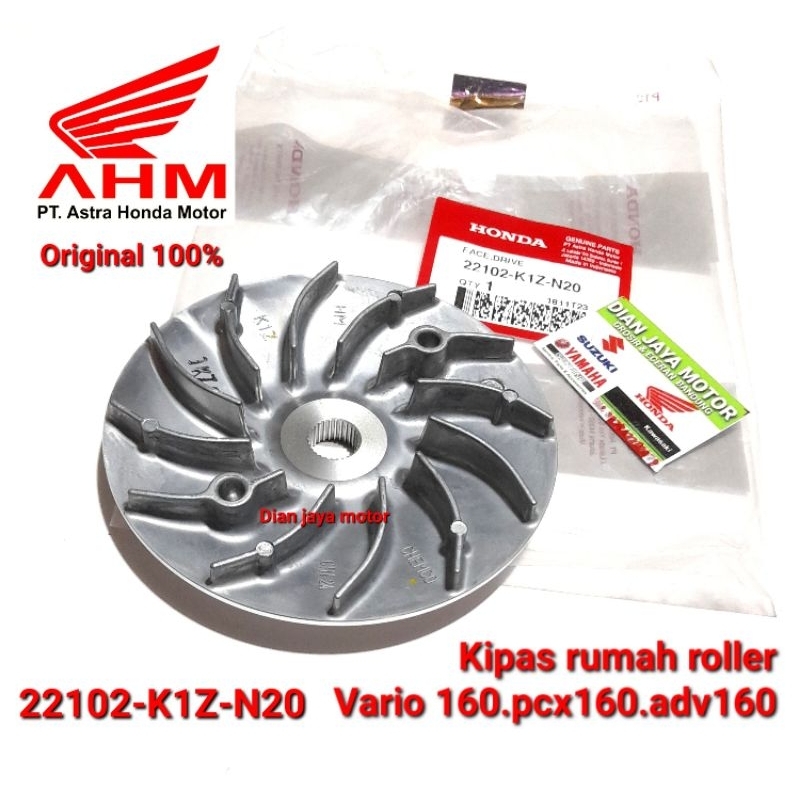 Jual Kipas Rumah roller AHM K1Z VARIO 160 ADV 160 PCX 160 22102-K1Z-N20 ...