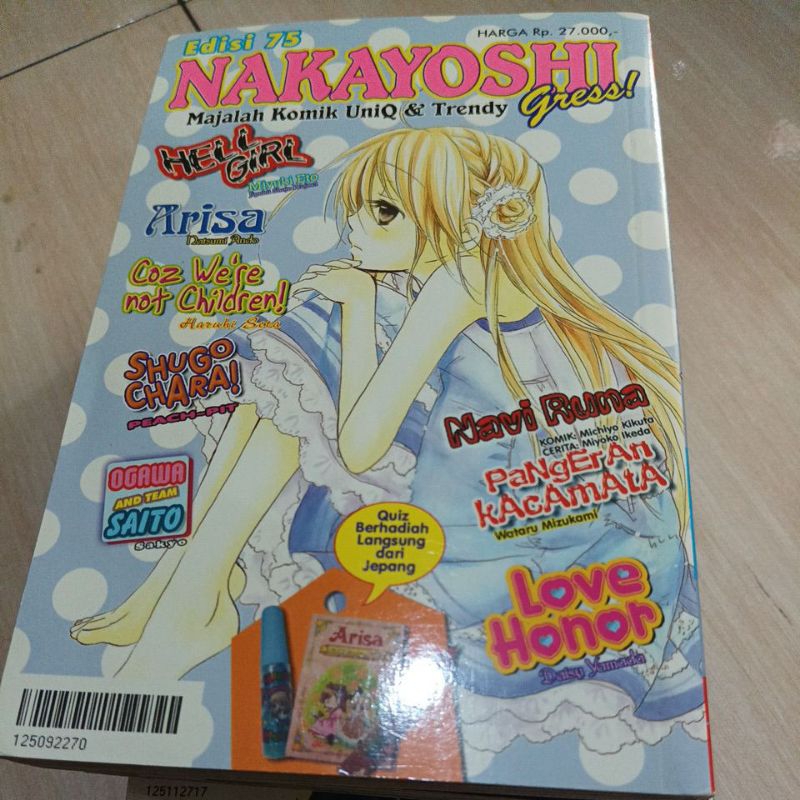 Jual buku komik remaja nakayoshi shonen komik obral original | Shopee Indonesia