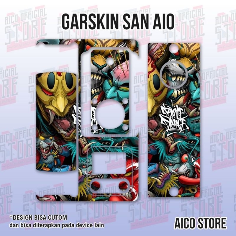 Jual Holdingskyy - Stiker Premium Inner Garskin SAN AIO Original Desain ...