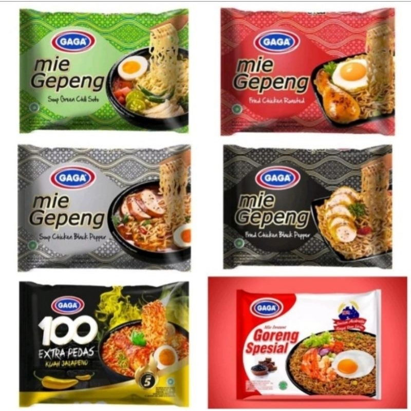 Jual Mie GAGA 100 mi instant hot series mie viral di tiktok | Shopee ...