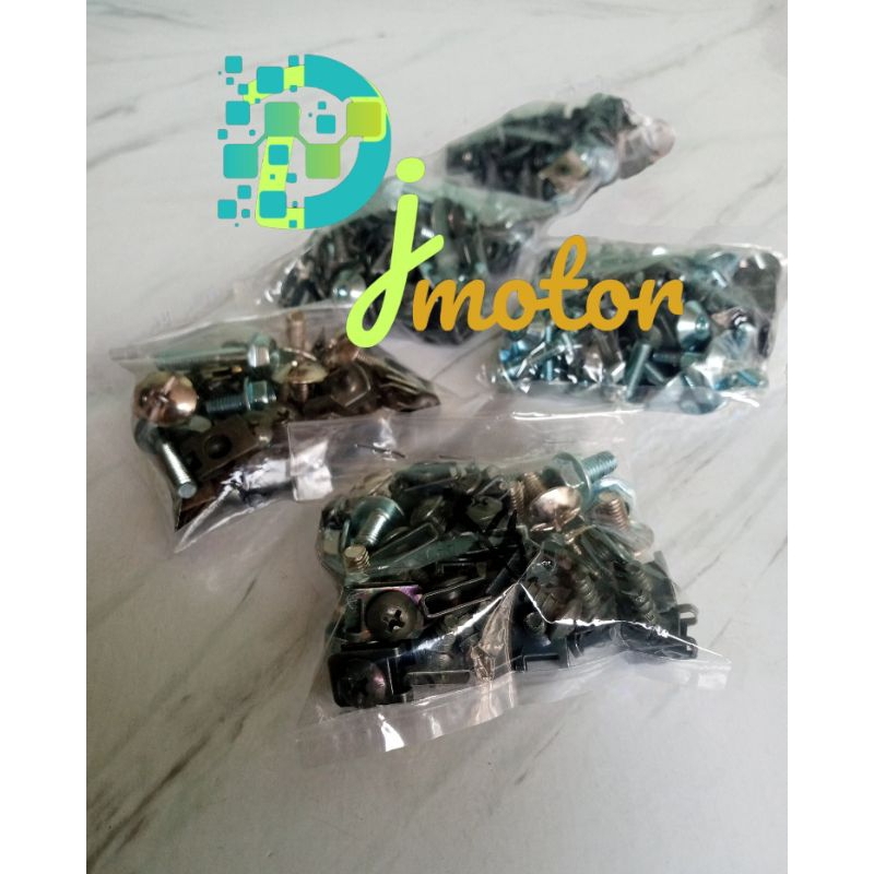 Jual Baut Baud Full scrup Body untuk semua Yamaha Mio j | Shopee Indonesia