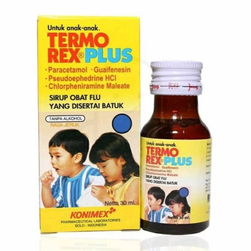 Jual TERMOREX PLUS 60ml/ OBAT BATUK FLU SIRUP ANAK RASA JERUK | Shopee ...