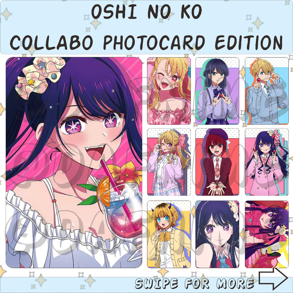 Jual OSHI NO KO COLLABS EDITION PHOTOCARD ANIME | Shopee Indonesia