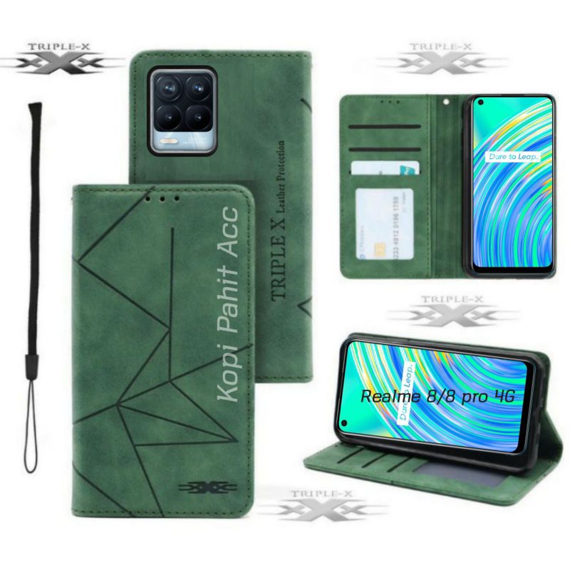 Jual Casing Realme 8 8 pro Rmx3085 Rmx3081 Flip Cover Wallet Sarung Hp ...