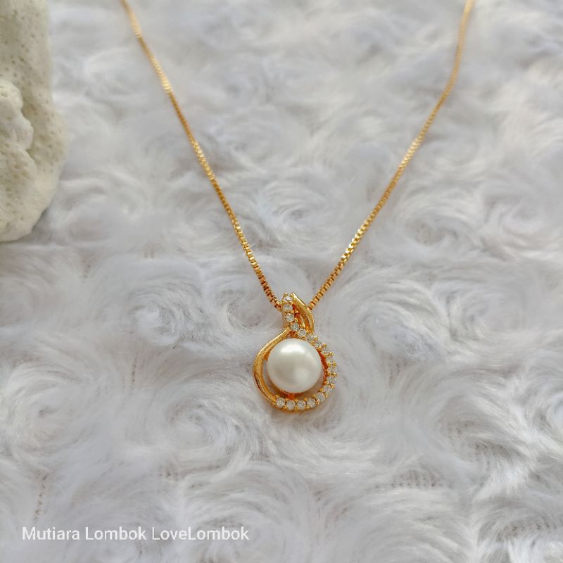 Jual Liontin Mutiara Asli Lombok Murah Terbaru|Kalung Liontin Unik ...