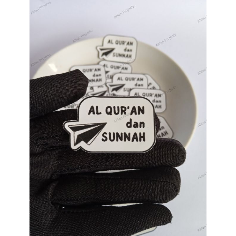 Jual Stiker Dakwah Islam Al Quran Sunnah Waterproof Tempel Buku Hp ...